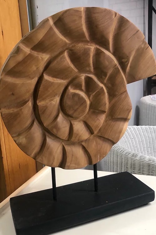 Sea Shell Carved Sculpture 50CM - Prime Adelaide